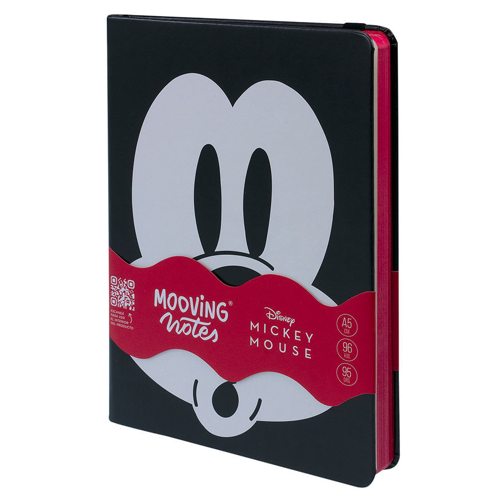 Cuaderno A5 con elástico Mickey Mouse 96 hojas - Devoto Hnos. S.A.