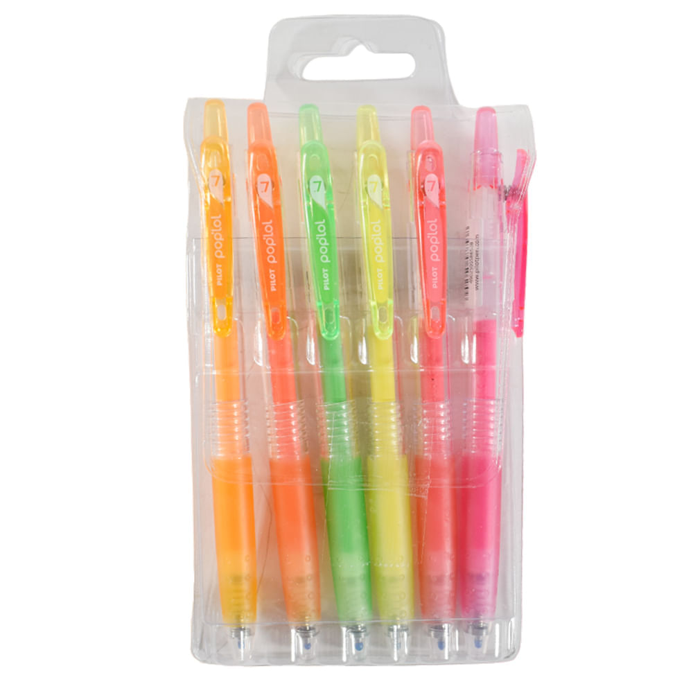 Boligrafo Fluo PILOT Pop Lol 4 + 2 gratis - Devoto Hnos. S.A.