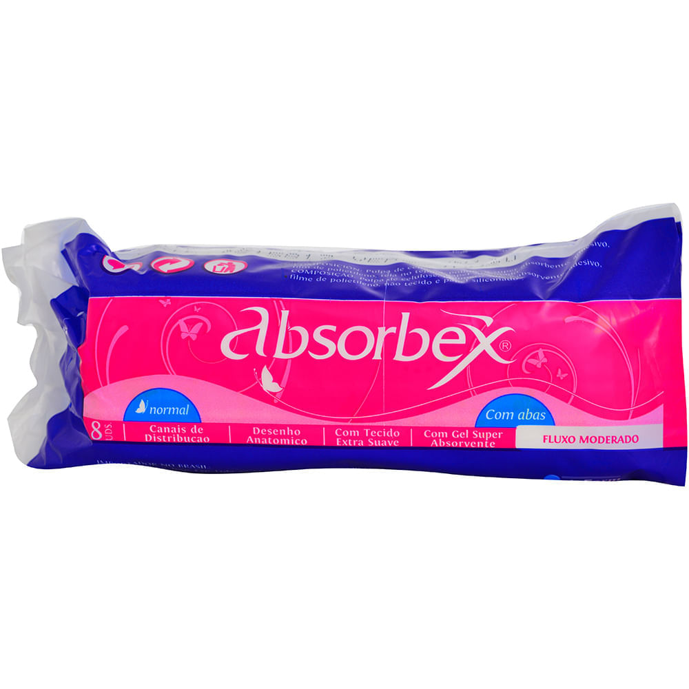 Toalla Femenina Absorbex Alas 8 un. - Devoto Hnos. S.A.