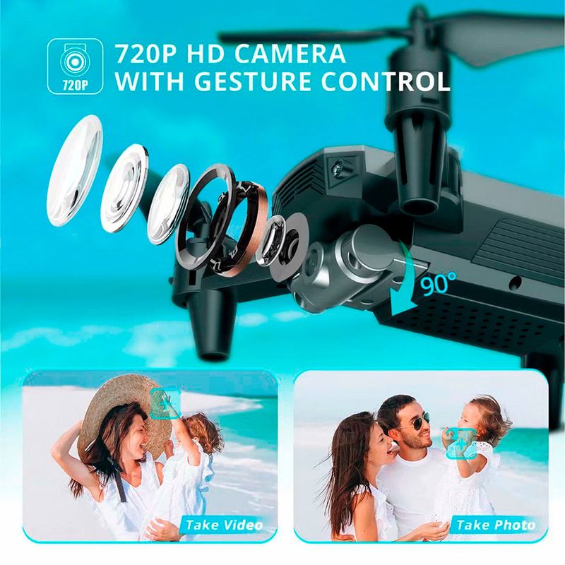 Drone HOLYSTONE Deerc D60 con Cámara 720P - Devoto Hnos. S.A.