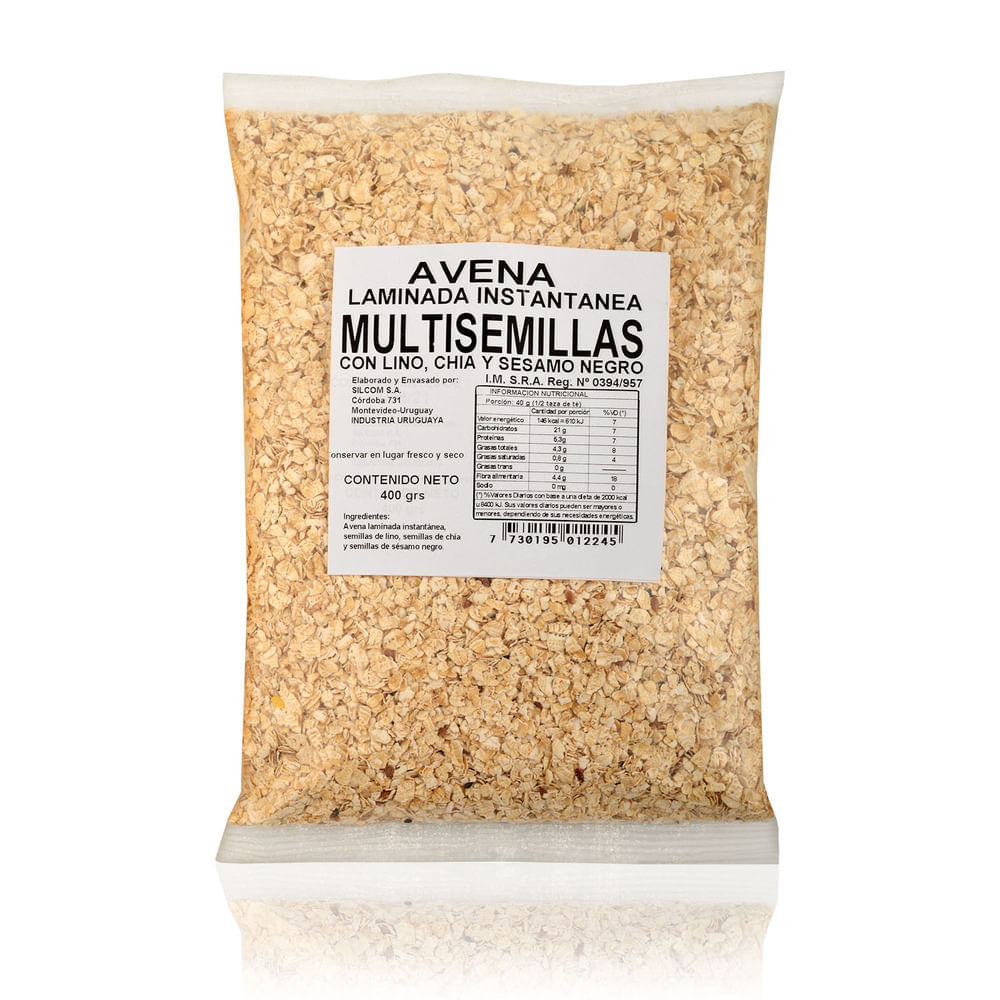 Avena Laminada Instantánea Multisemilla 400 g - Devoto Hnos. S.A.
