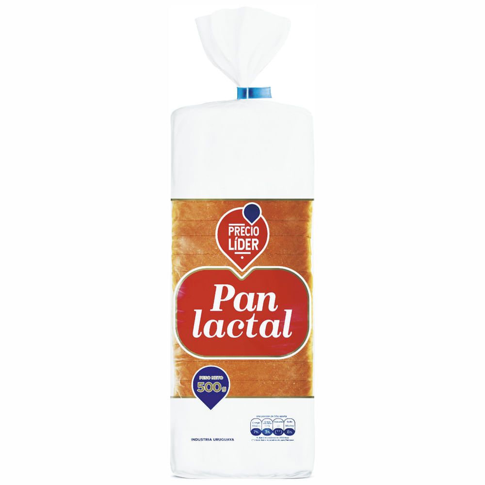 Pan PRECIO LÍDER lactal 500 g - Devoto Hnos. S.A.