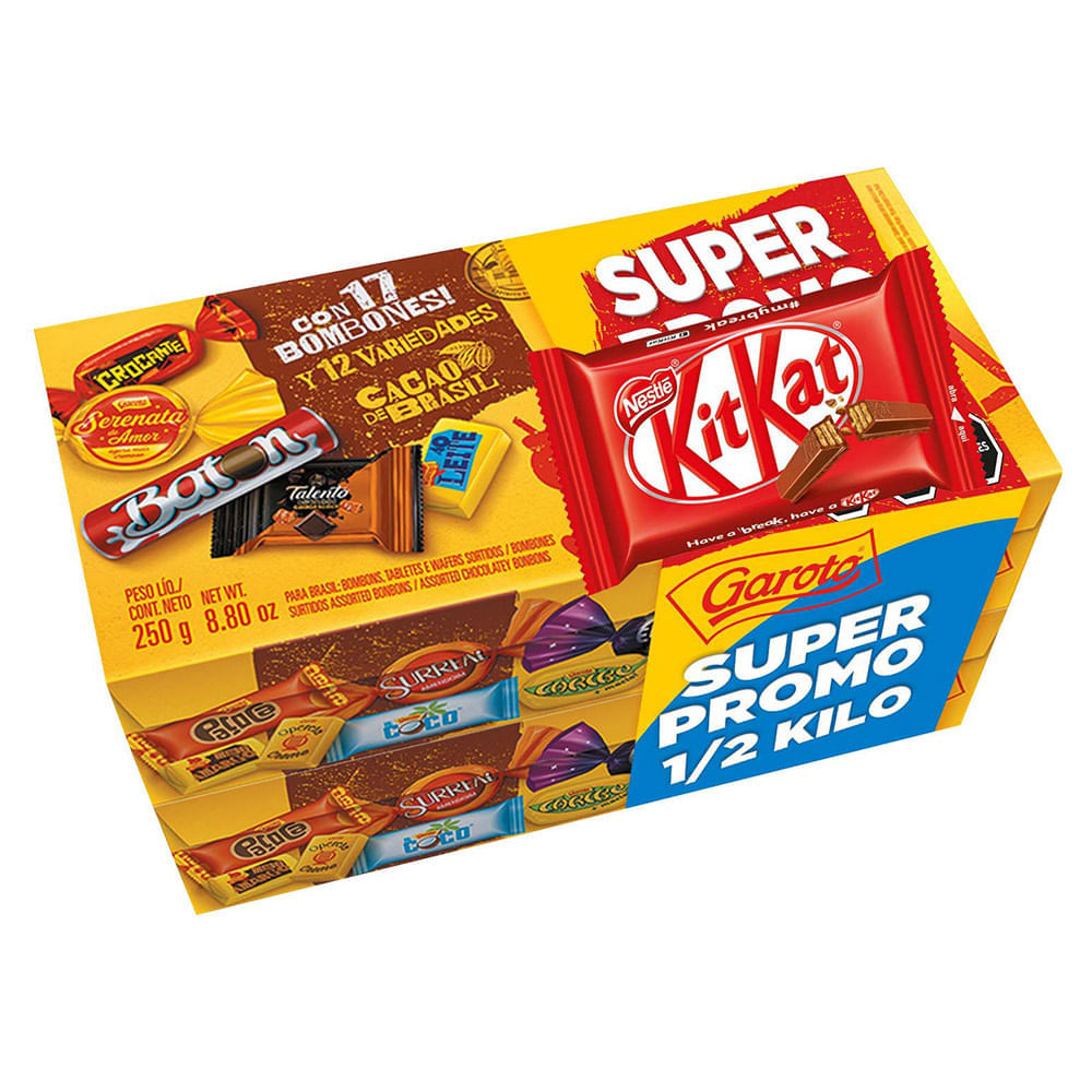 Pack Bomboneras GAROTO Super Promo 500 g - Devoto Hnos. S.A.