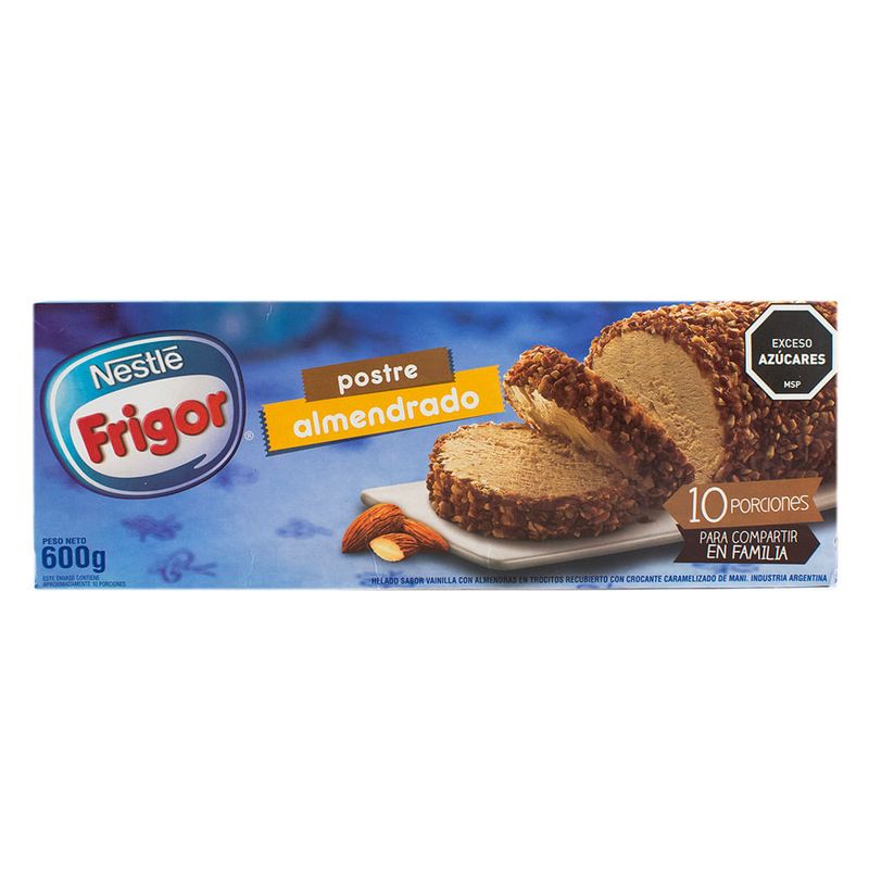 Helado almendrado frigor 600 g - Devoto Hnos. S.A.
