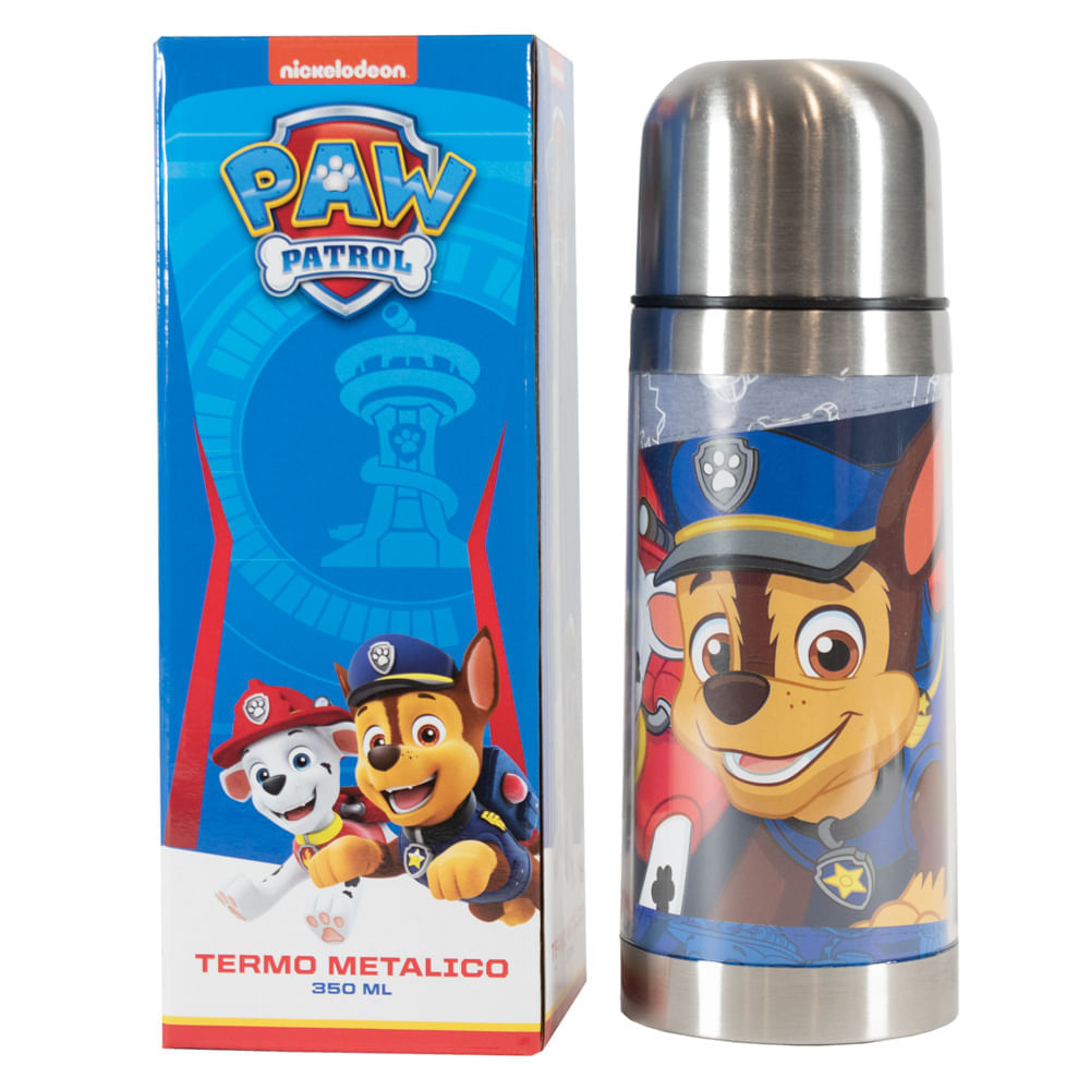 Termo de metal 350 ml Paw Patrol - Devoto Hnos. S.A.