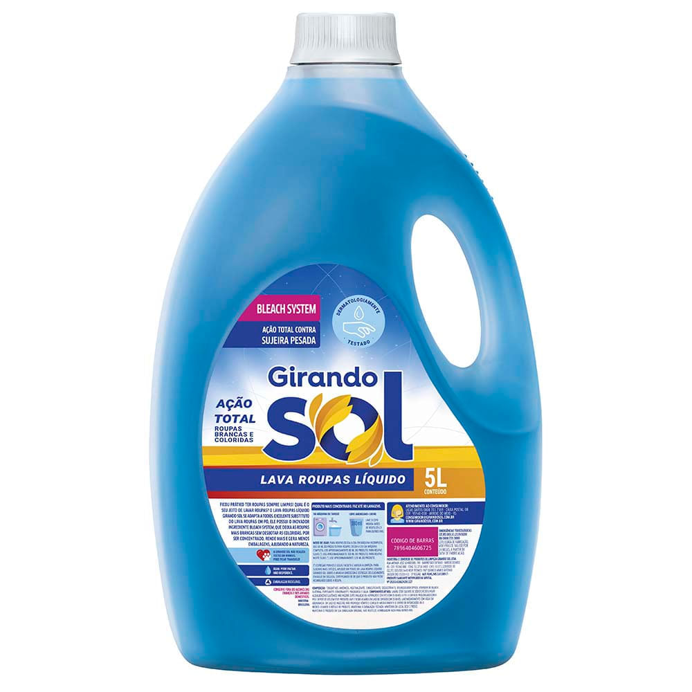 Detergente para ropa GIRANDO SOL 5 L - Devoto Hnos. S.A.