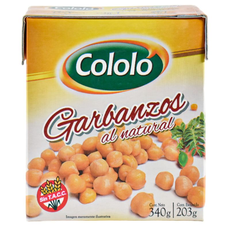 Garbanzos COLOLÓ 340 g - Devoto Hnos. S.A.