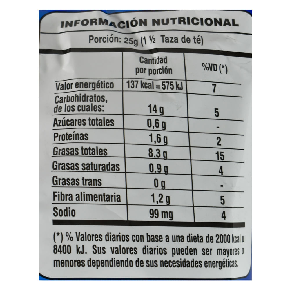 Papas fritas RUFFLES 215 g - Devoto Hnos. S.A.