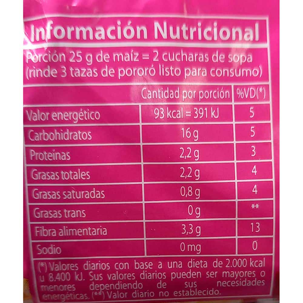 Pop corn para microondas EMIGRANTE dulce 90 g - Devoto Hnos. S.A.
