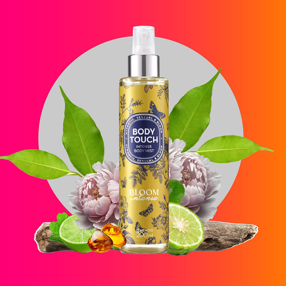 Colonia Body Touch Intense Body Mist Bloom - Devoto Hnos. S.A.