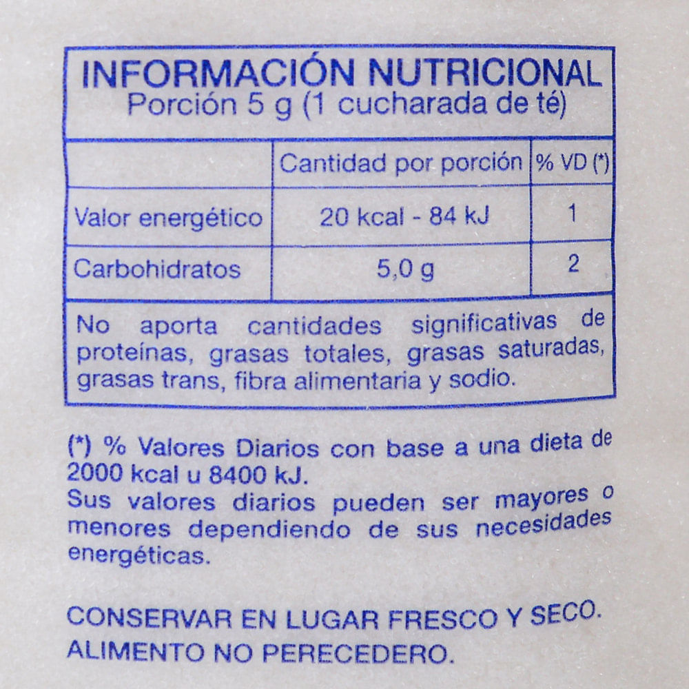 Azúcar blanca BELLA UNIÓN 1 kg - Devoto Hnos. S.A.