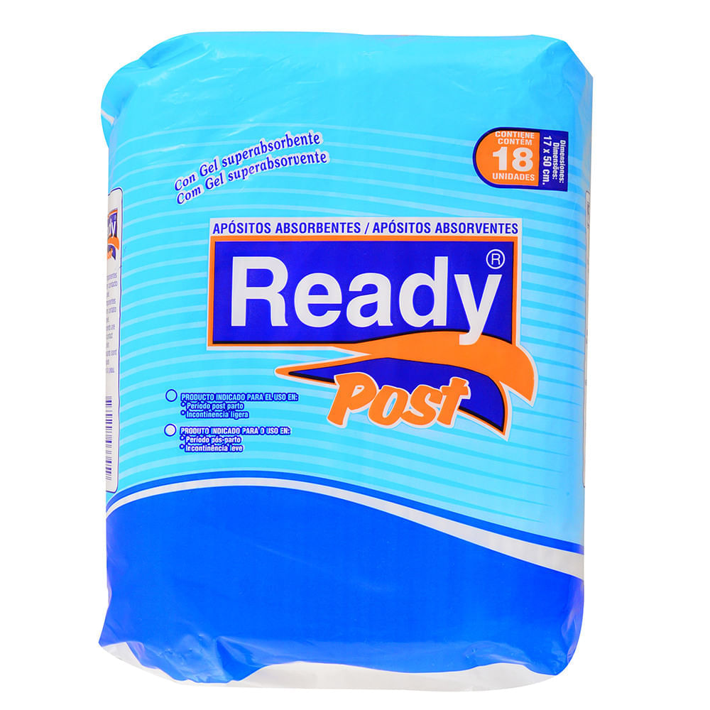 Aposito Ready Post Parto G 18 un. - Devoto Hnos. S.A.