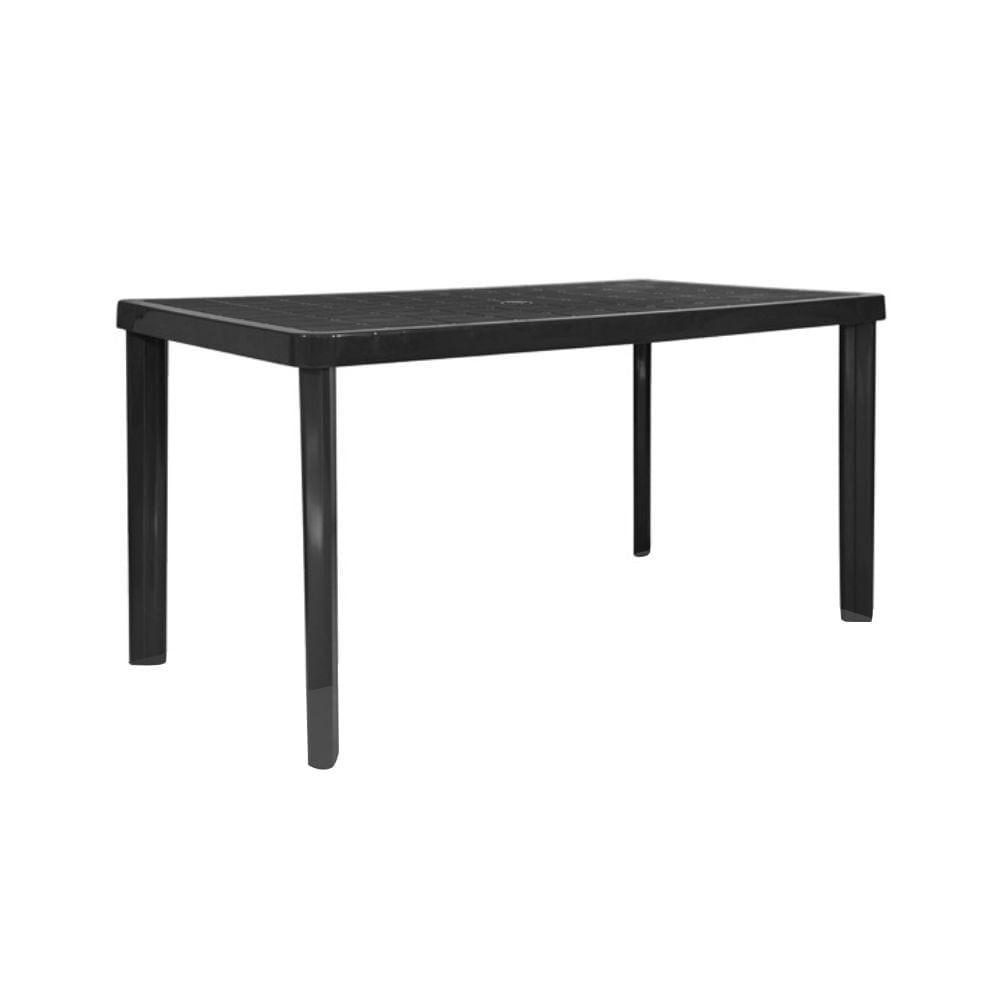 Mesa bali rectangular negra 120x75 cm - Devoto Hnos. S.A.
