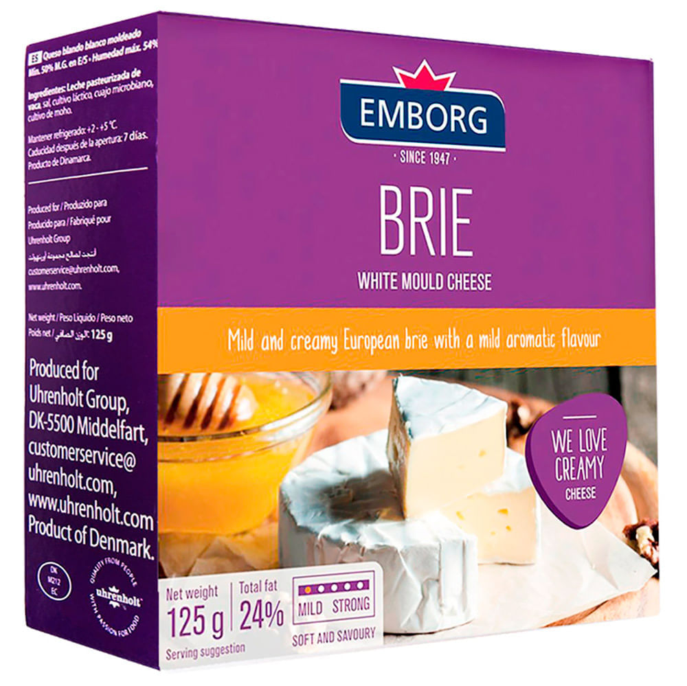 Queso brie Emborg 125 g - Devoto Hnos. S.A.