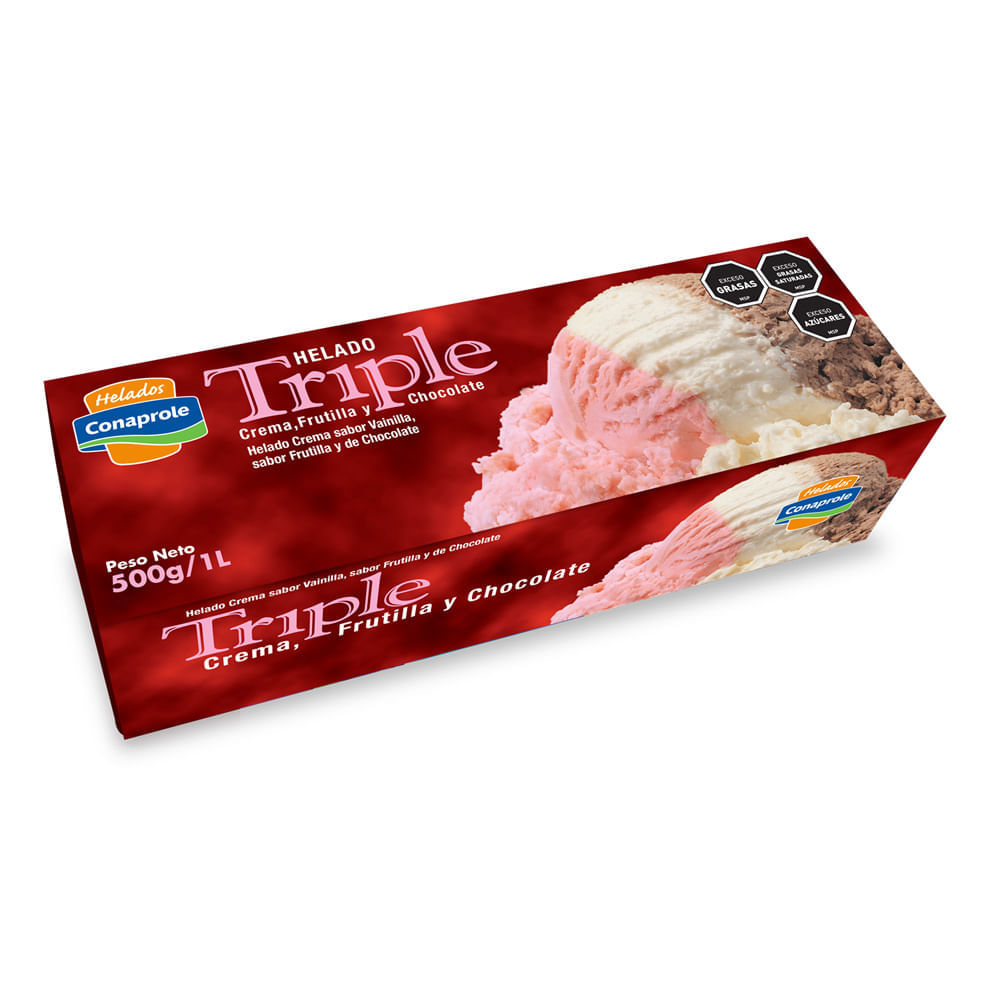 Helado triple CONAPROLE 1 L - Devoto Hnos. S.A.