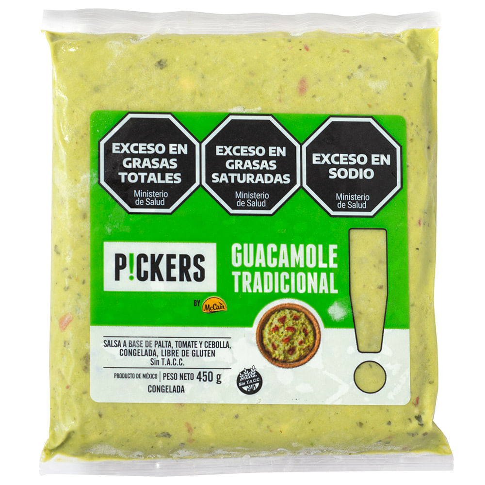Pickers Guacamole McCAIN 450 g - Devoto Hnos. S.A.