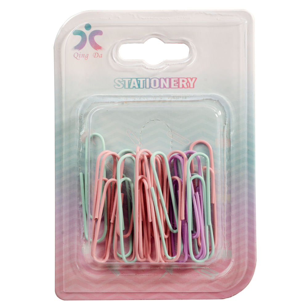 Clips 50 mm Colores Pastel 20 un. - Devoto Hnos. S.A.