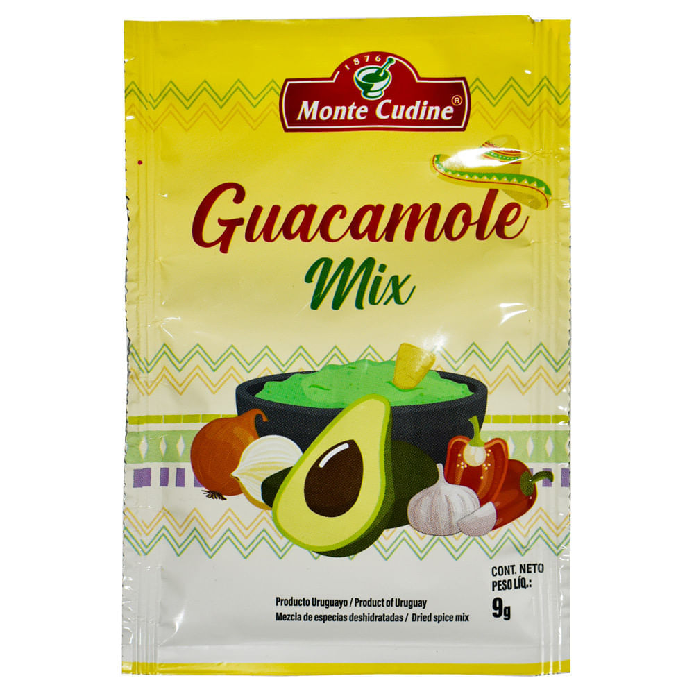 Guacamole Mix MONTE CUDINE 9 g - Devoto Hnos. S.A.