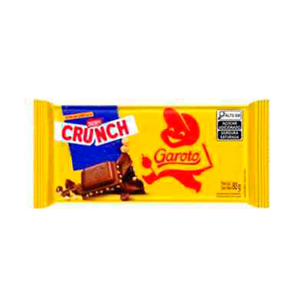 Chocolate GAROTO crunch 80 g - Devoto Hnos. S.A.