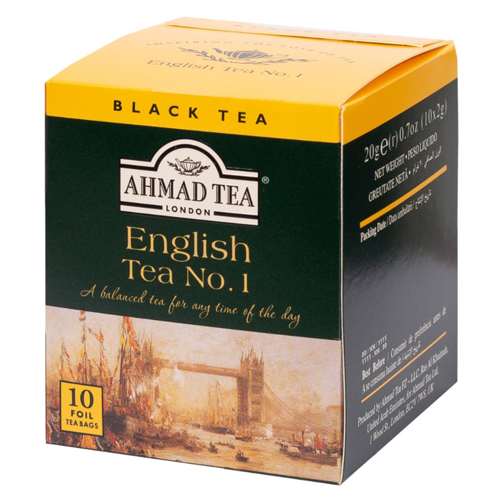 Té Negro Inglés AHMAD TEA 10 un. - Devoto Hnos. S.A.