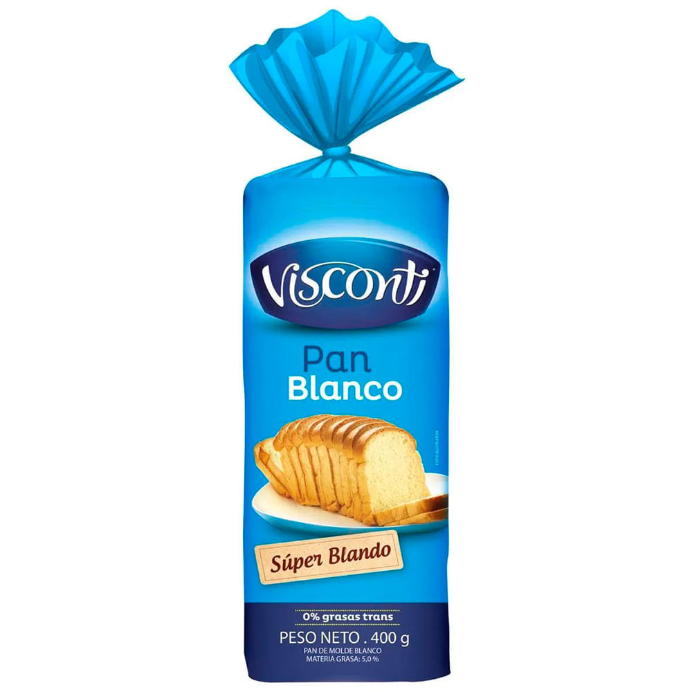 Pan Blanco VISCONTI 400 g - Devoto Hnos. S.A.