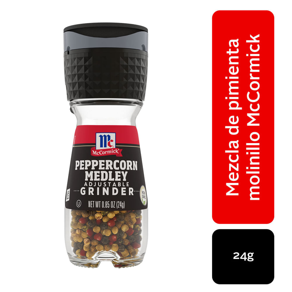 Pimienta 4 granos MCCORMICK molinillo 24 g - Devoto Hnos. S.A.